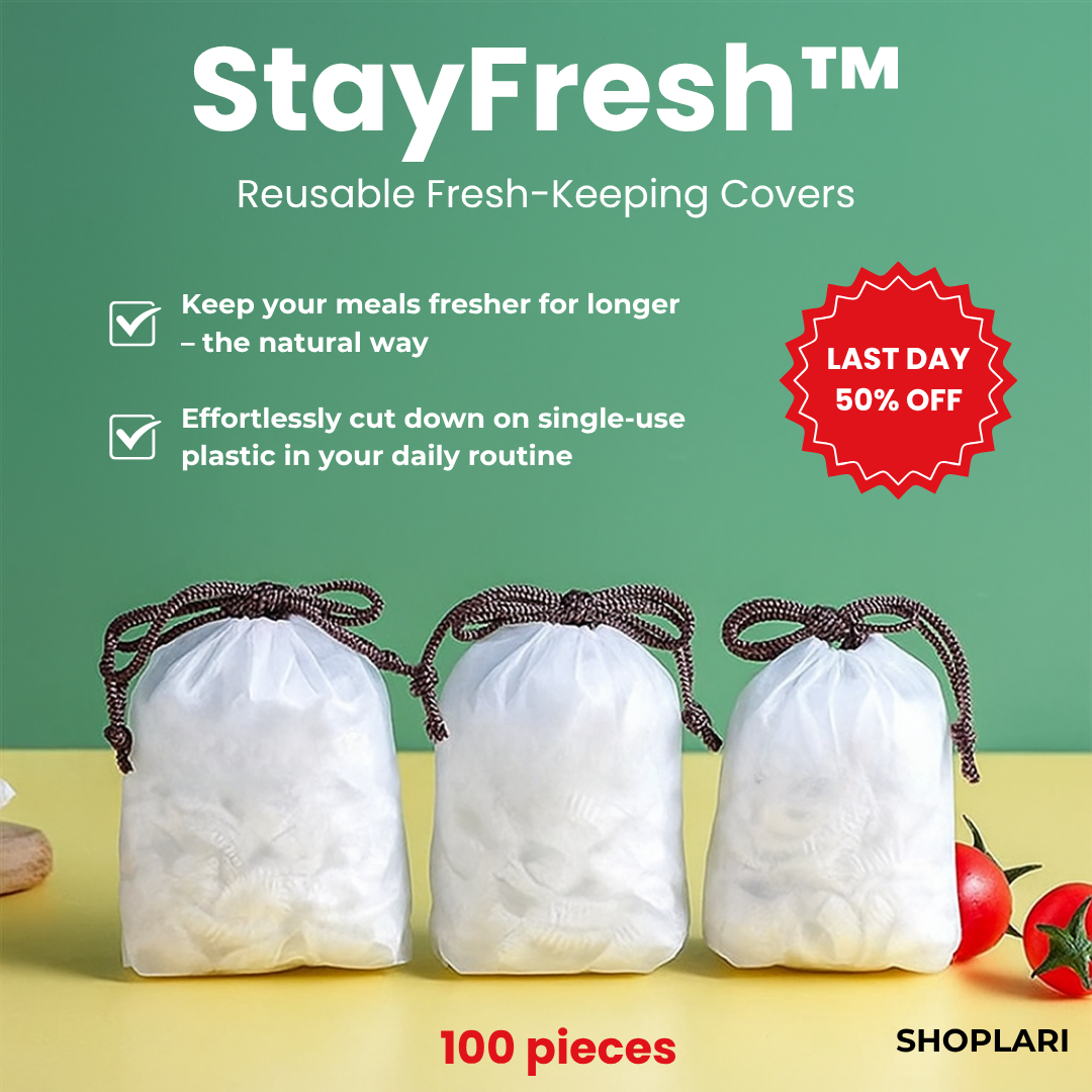 Last Day 50% OFF | StayFresh™ Fresh-Keeping Covers (100 pcs) – Shoplari